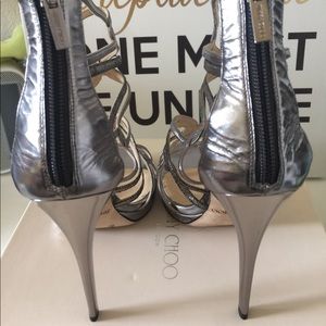 Jimmy Choo | Shoes | Jimmy Choo Silver Heels | Poshmark